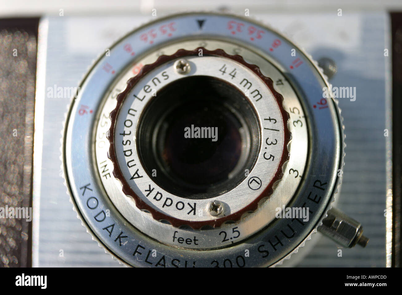 lens of old kodak camera Stock Photo - Alamy