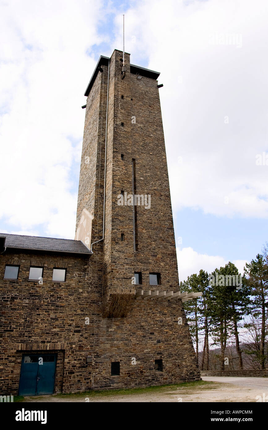 Former NS-Ordensburg Vogelsang (National Socialist estate), keep, Eifel ...