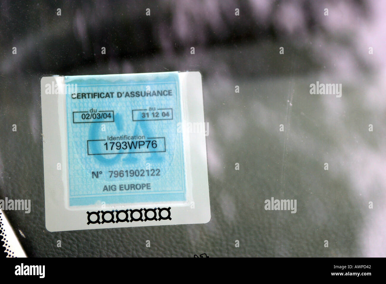 French license hi-res stock photography and images - Alamy