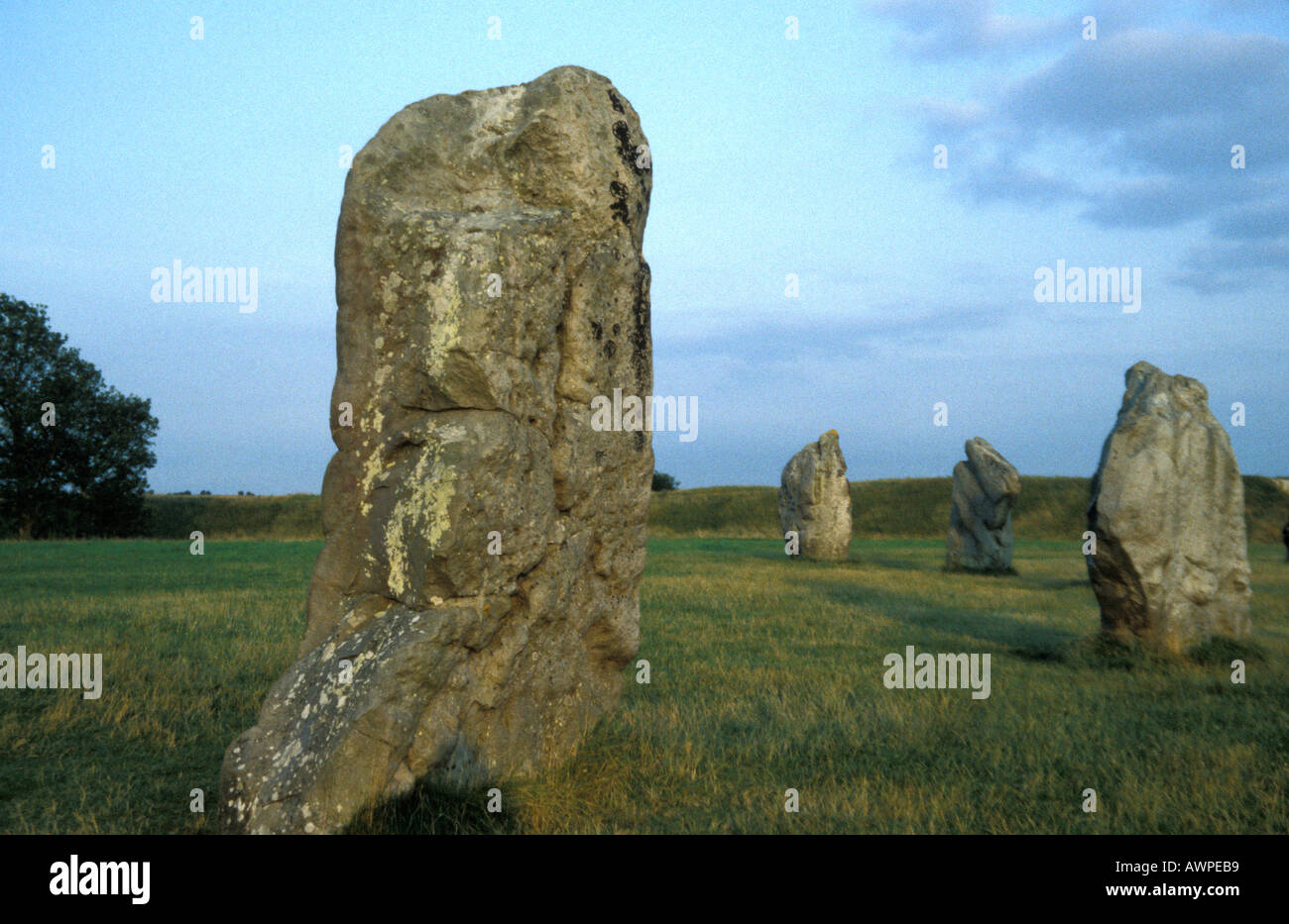 Stone Circle in South East Sector in Avebury Wiltshire England Stock ...