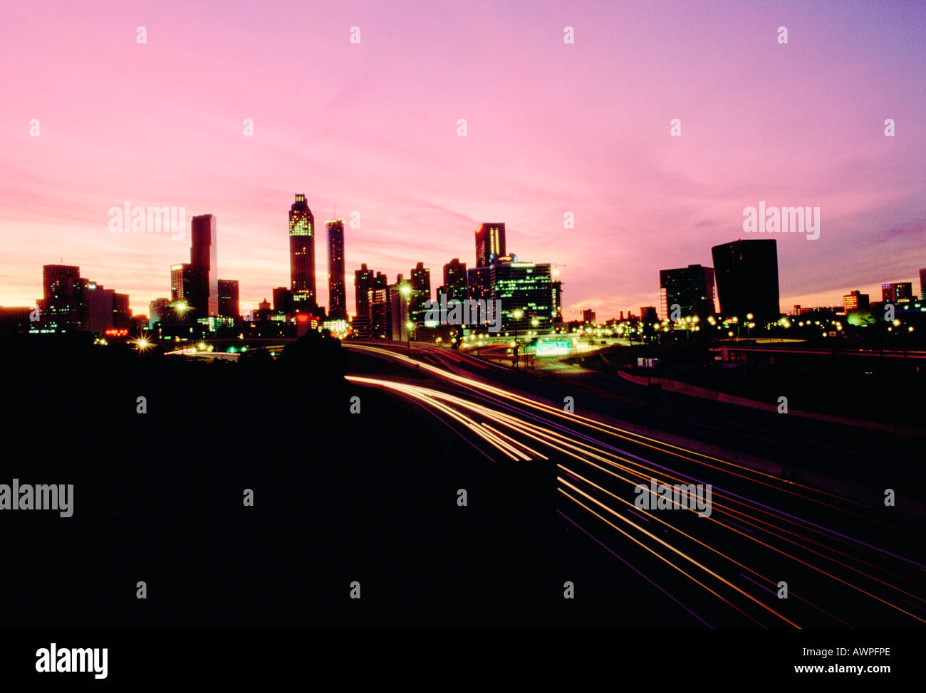 Skyline usa 1990 hi-res stock photography and images - Alamy