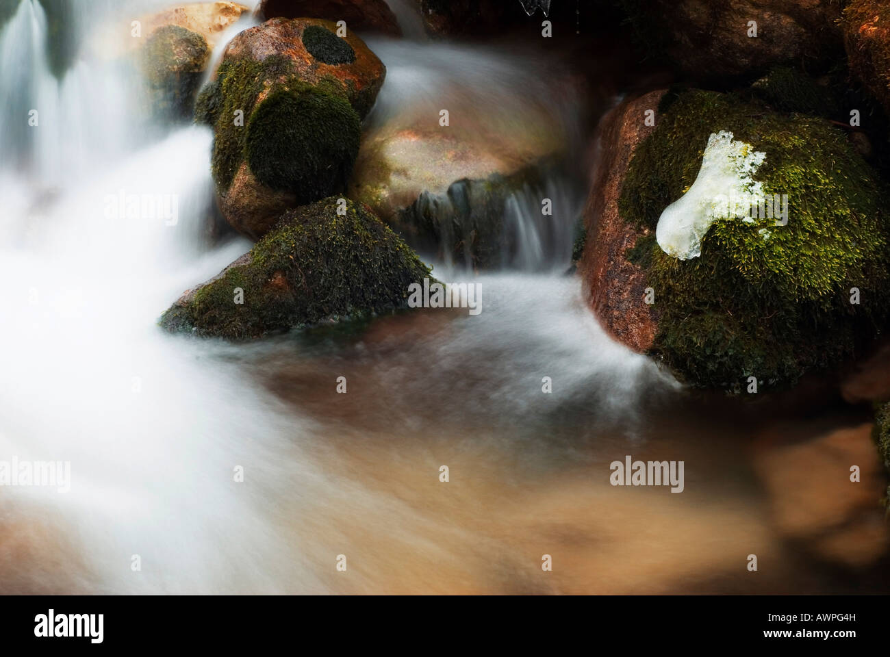 Bach fliesst ueber steine hi-res stock photography and images - Alamy