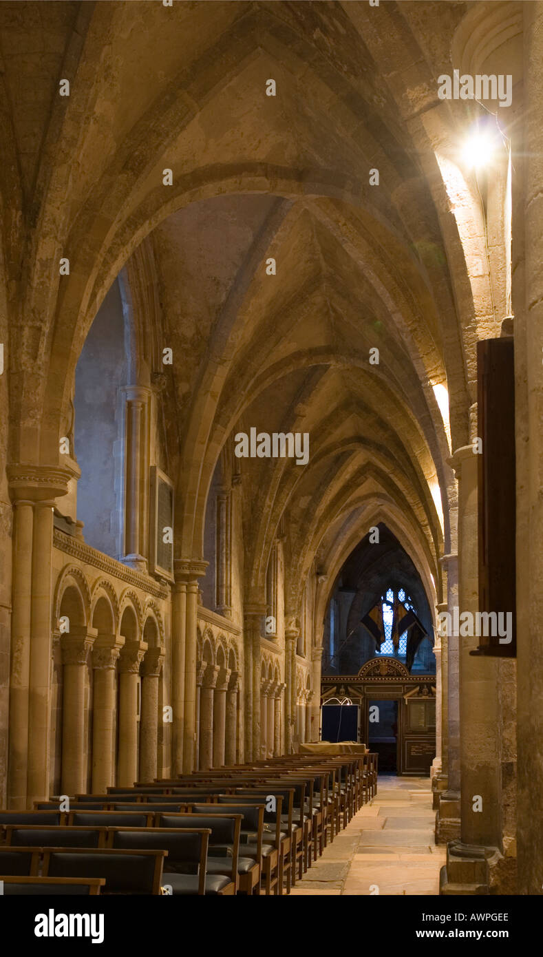 Christchurch priory interior hi-res stock photography and images - Alamy