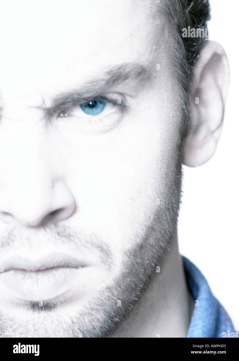 Knitting brow hi-res stock photography and images - Alamy