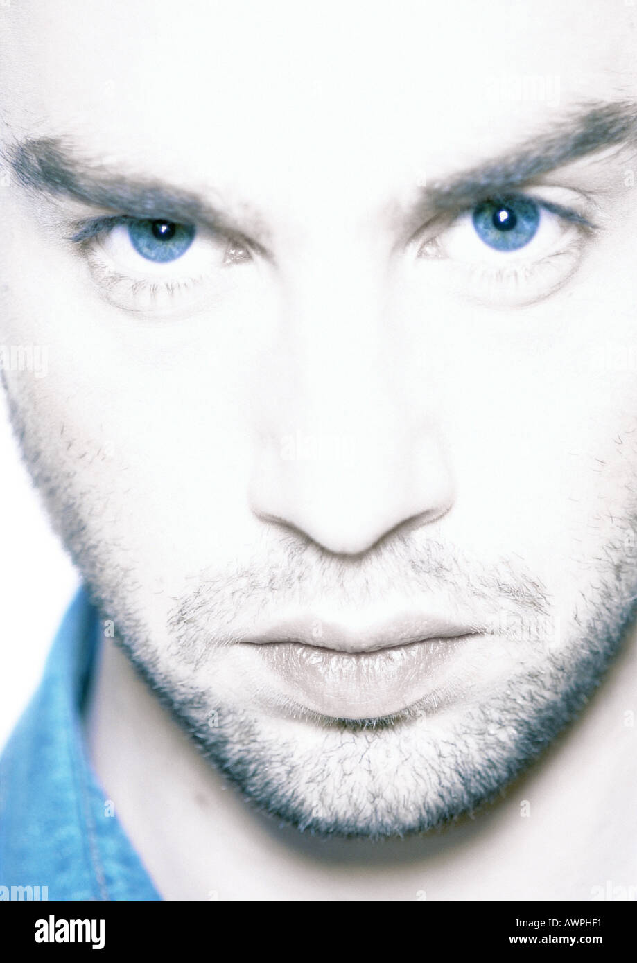 Man's face, close-up, portrait Stock Photo - Alamy