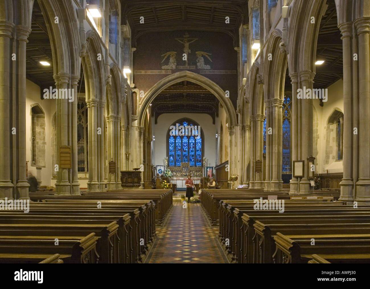 Church Interior Night