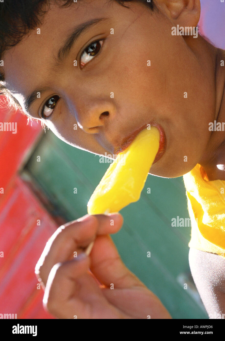 Person Outdoors Popsicle Stock Photos & Person Outdoors Popsicle Stock ...