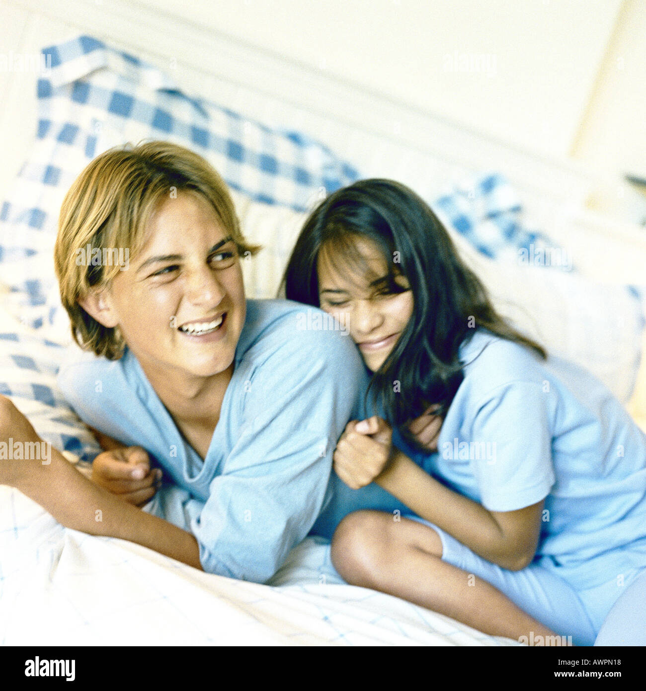 Boy getting up bed hi-res stock photography and images - Alamy