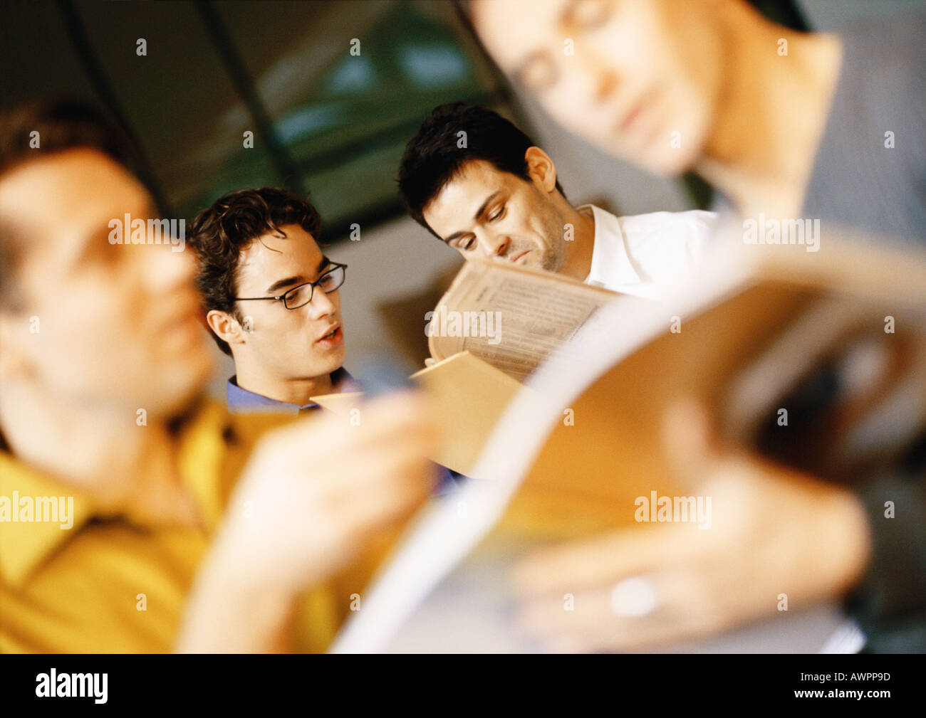 Business team work documents hi-res stock photography and images - Alamy