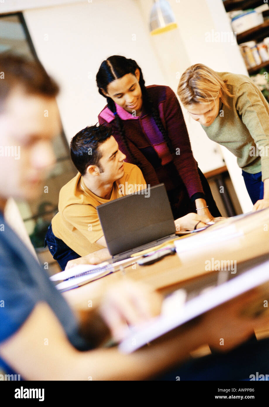 People working in office Stock Photo - Alamy
