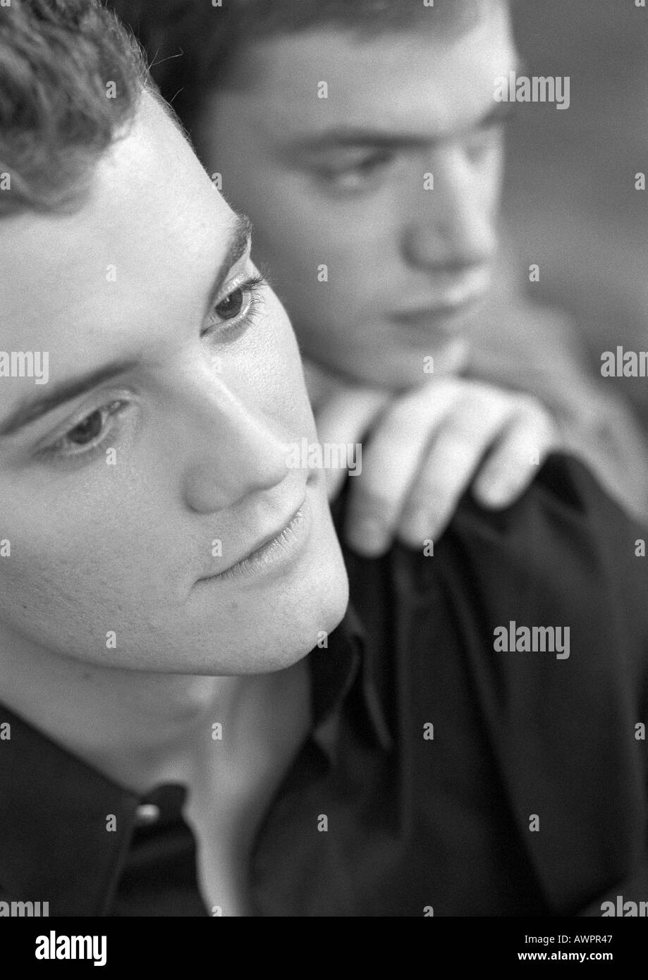Love shoulder Black and White Stock Photos & Images - Alamy
