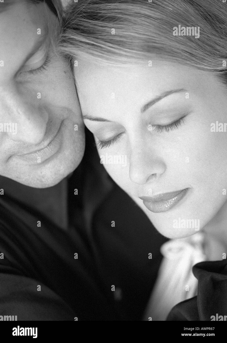 Men face eyes closed Black and White Stock Photos & Images - Alamy