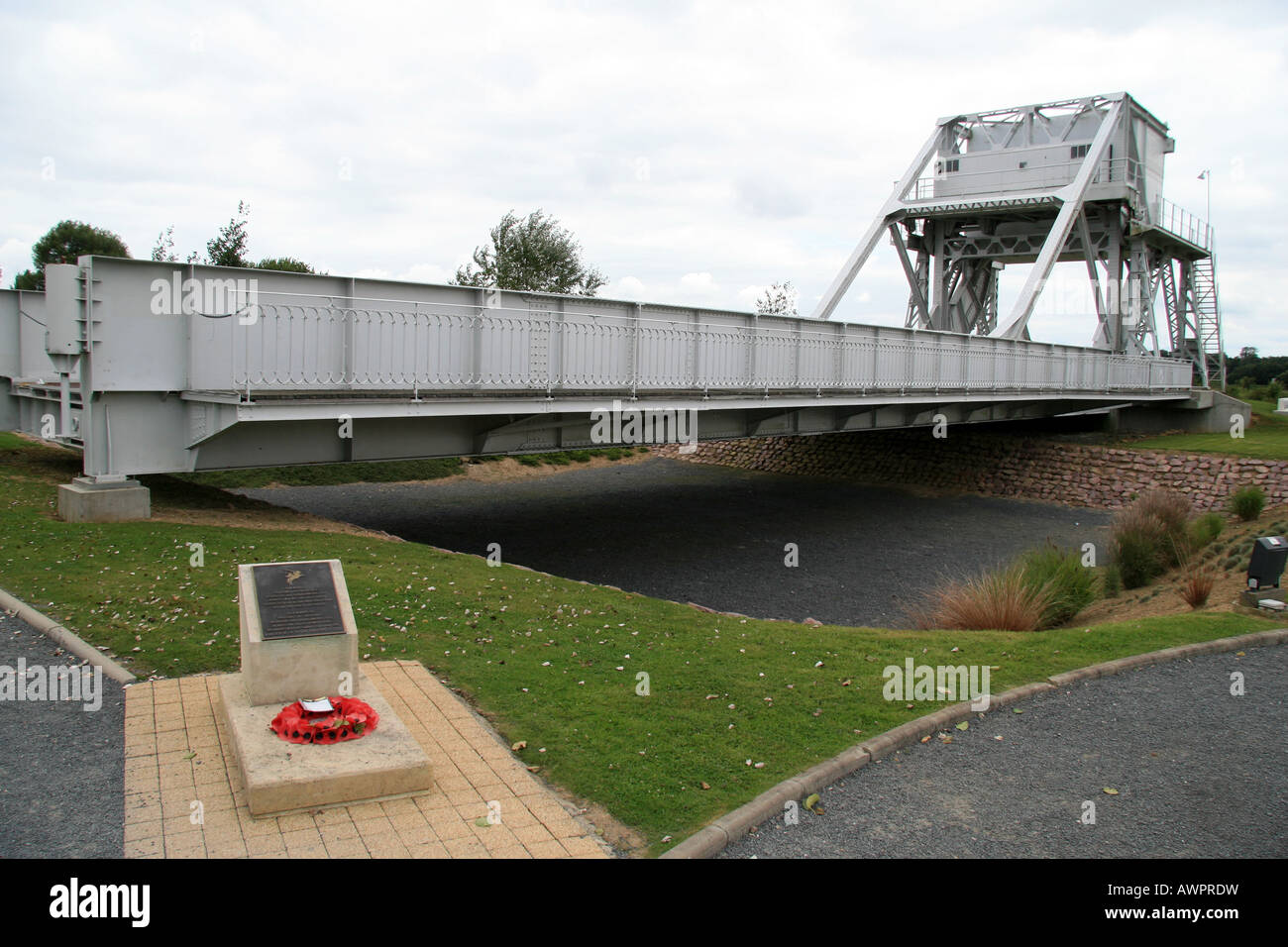 The original Pegasus Bridge on display in the Pegasus Museum, Normandy ...