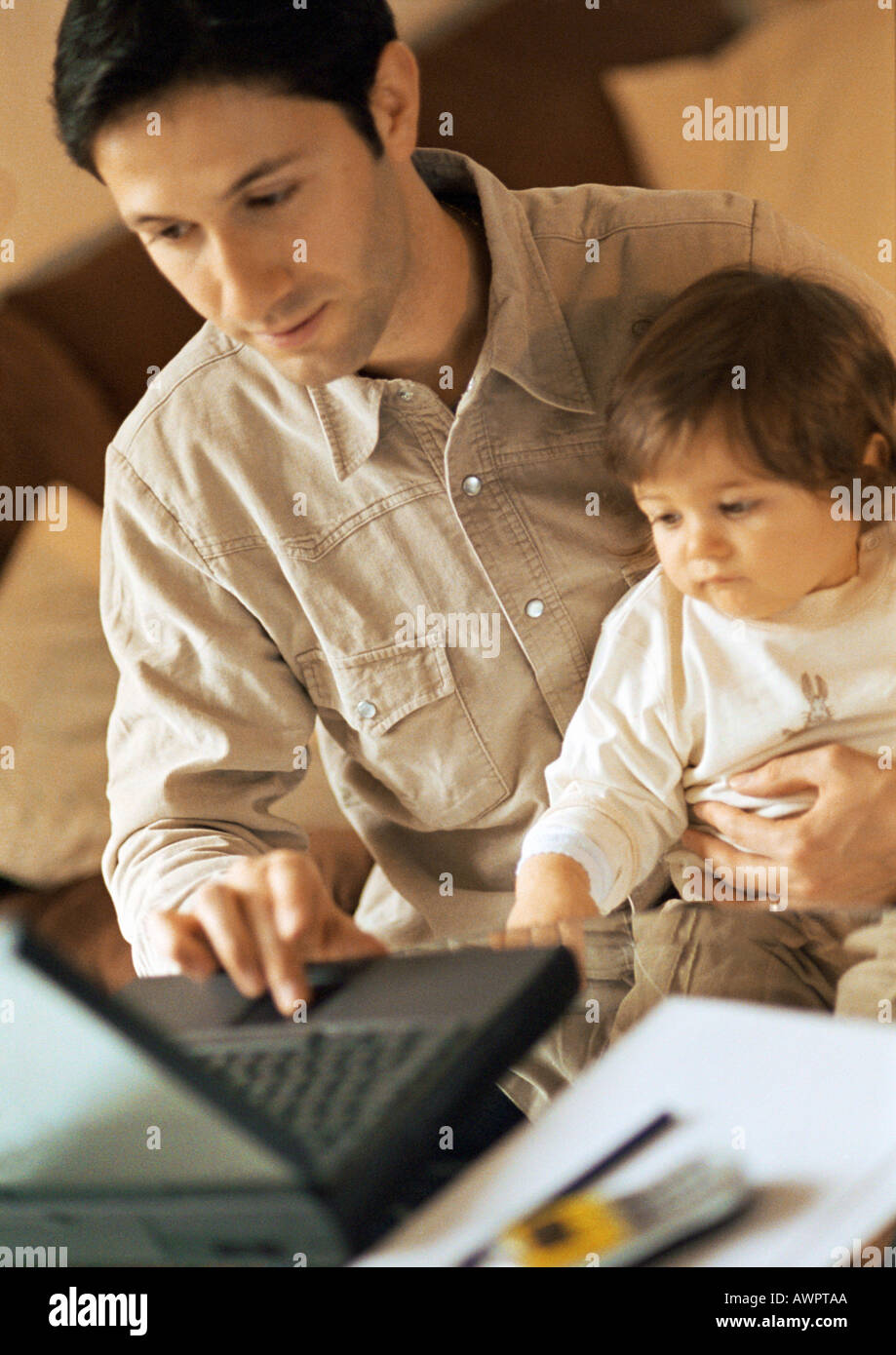 Sit on dads lap hi-res stock photography and images - Alamy