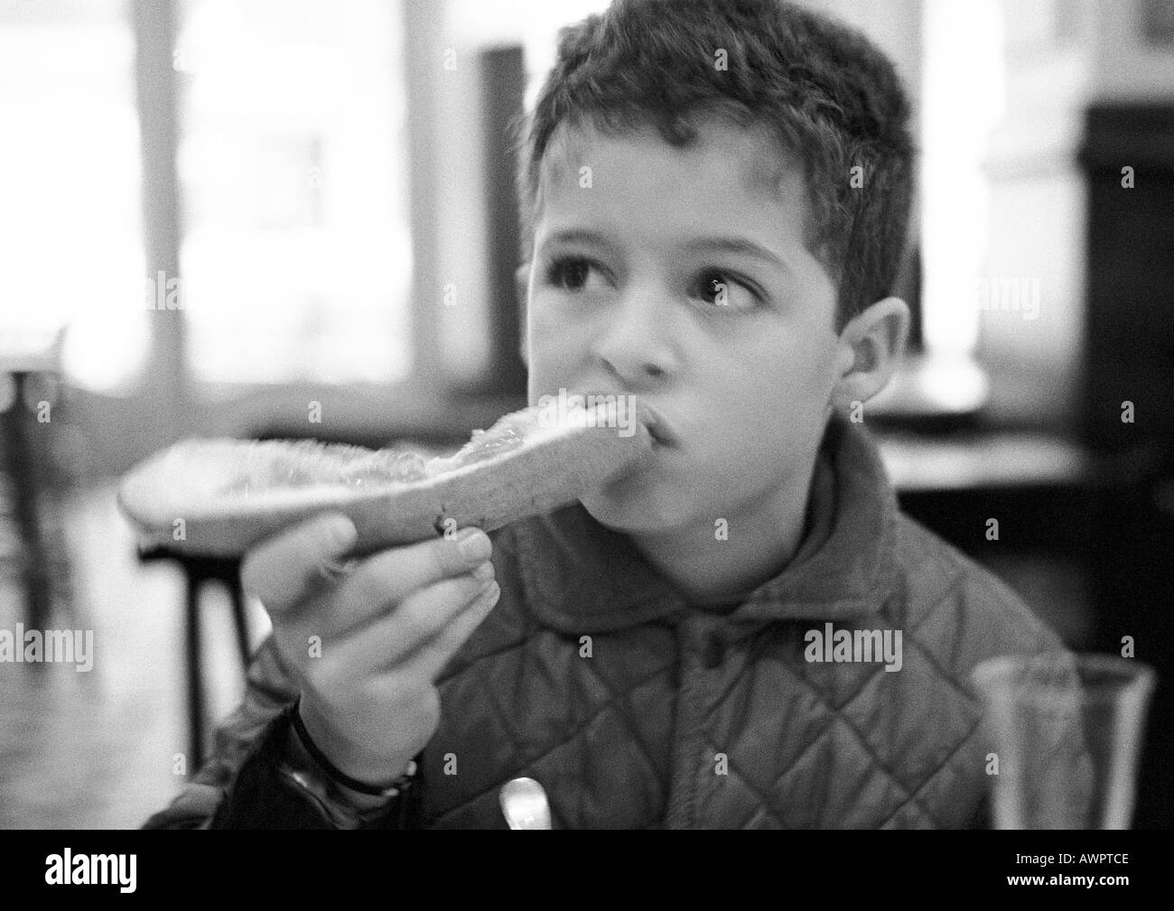 White breads Black and White Stock Photos & Images - Alamy