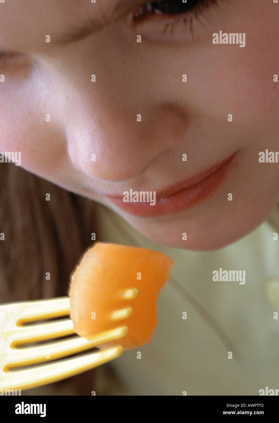 Child eating, close-up Stock Photo - Alamy