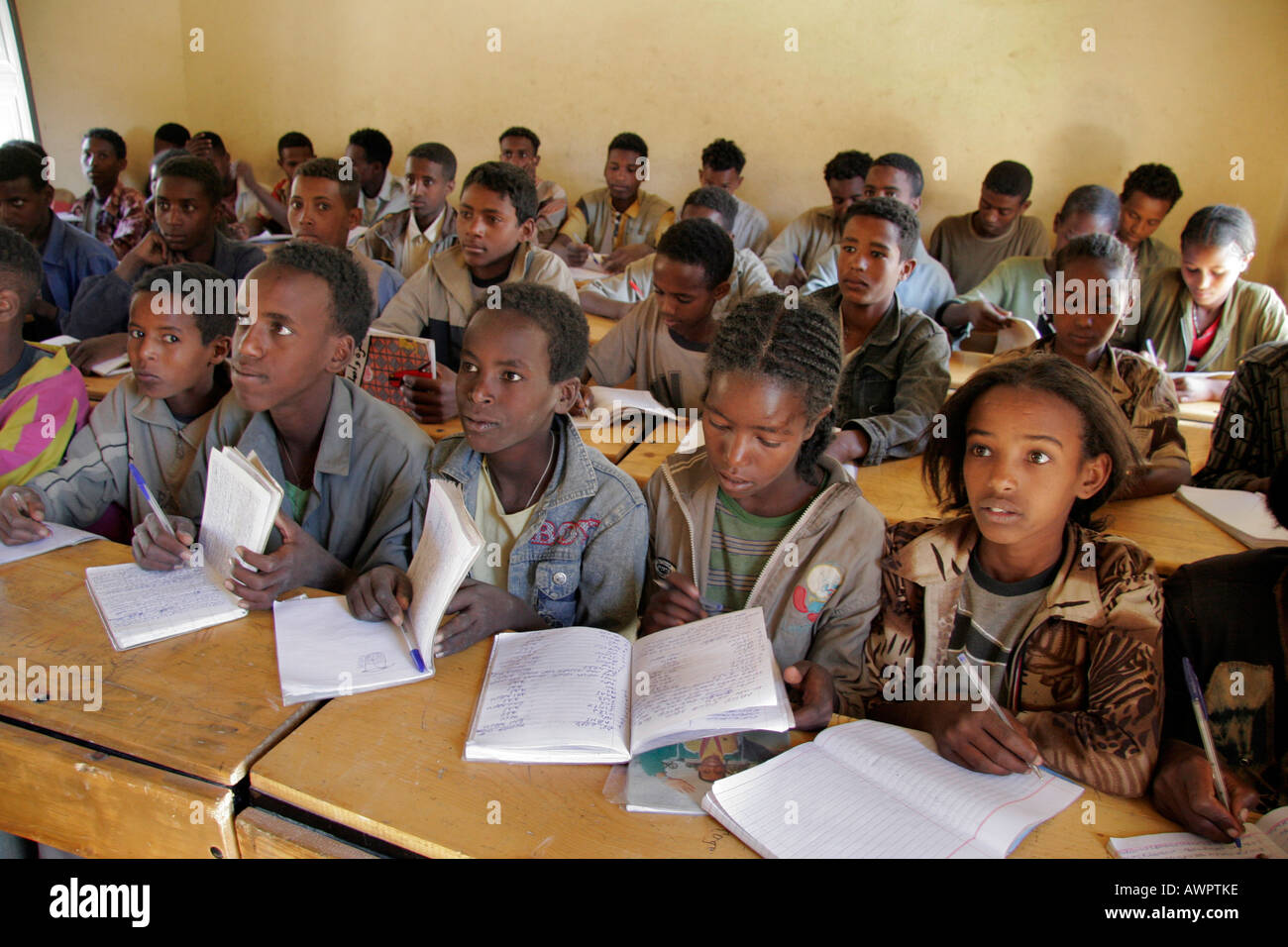 ETHIOPIA Catholic elementary school at Adaga Irop Tigray photo by Sean ...