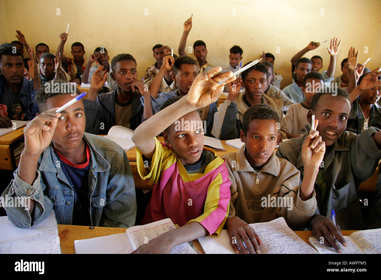 ETHIOPIA Catholic elementary school at Adaga Irop Tigray photo by Sean ...