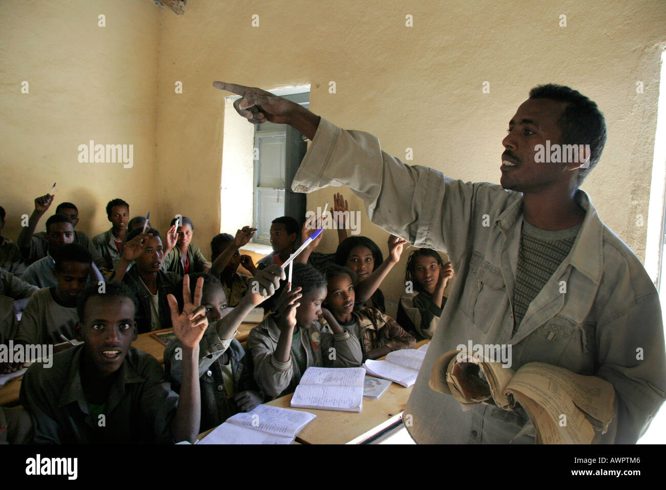 ETHIOPIA Catholic elementary school at Adaga Irop Tigray photo by Sean ...