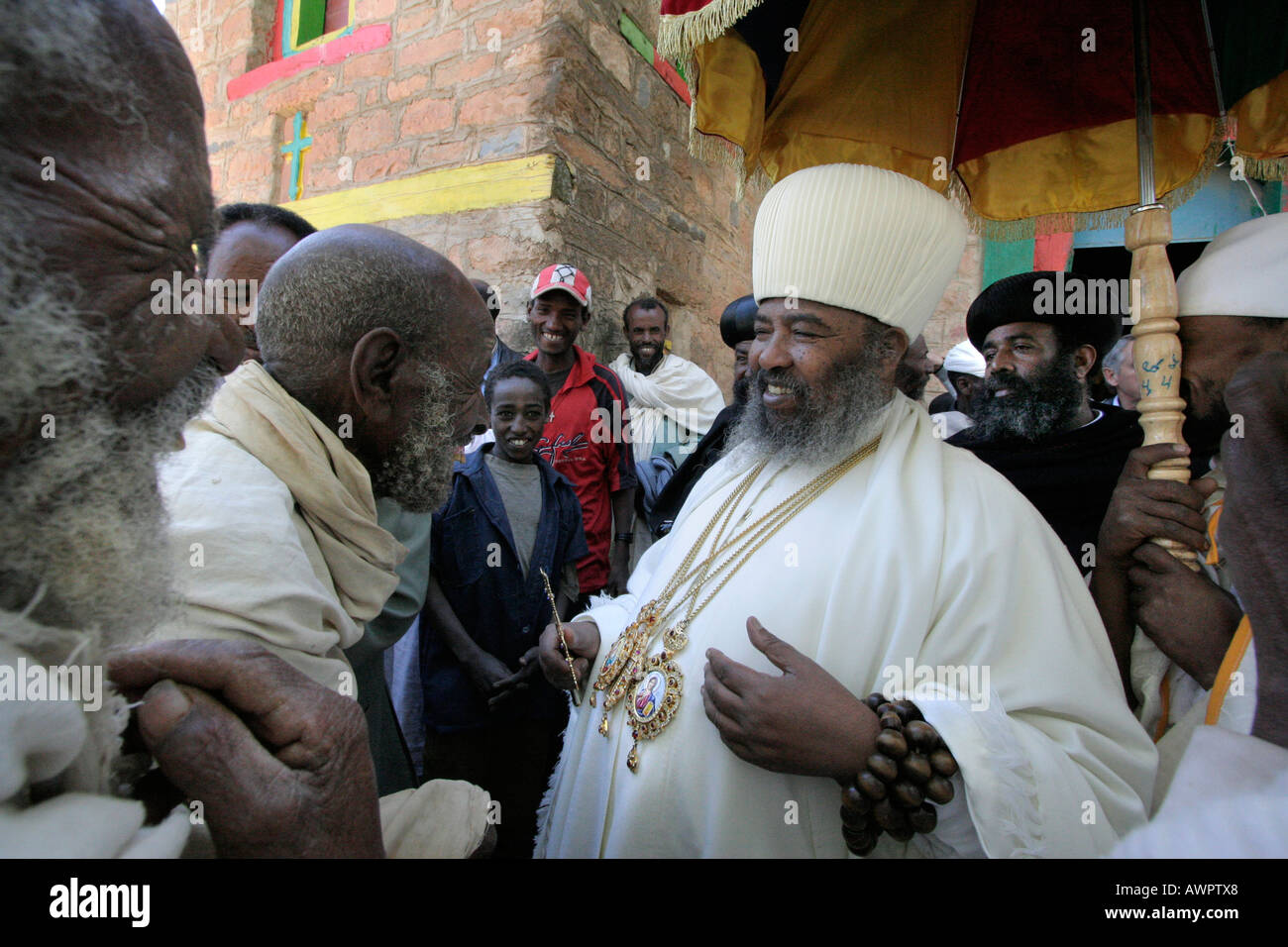 ETHIOPIA Abuna Paulos Patriarch of the Ethiopian Orthodox Church Stock ...