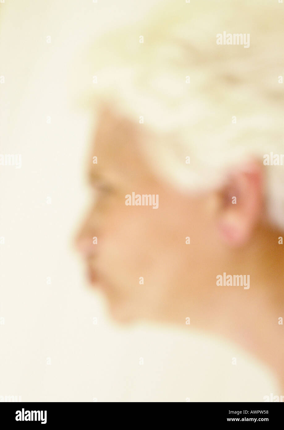 Woman pout side view hi-res stock photography and images - Alamy