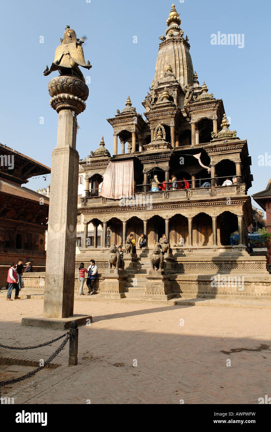 Krishna Mandir Temple, Durbar Square of Patan, Lalitpur, Kathmandu ...