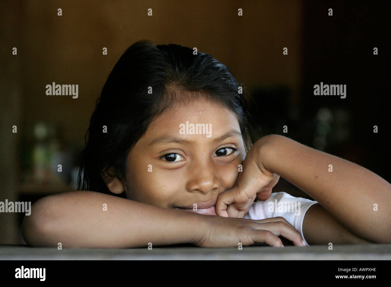 GUATEMALA Santa Rita village of returnees Stock Photo - Alamy