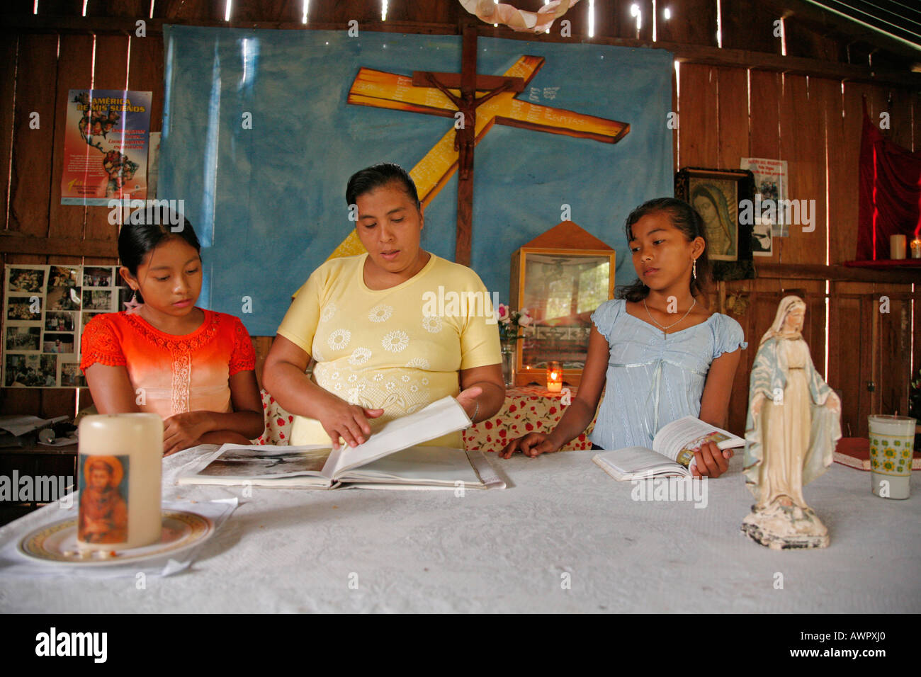 GUATEMALA Santa Rita village of returnees Stock Photo - Alamy