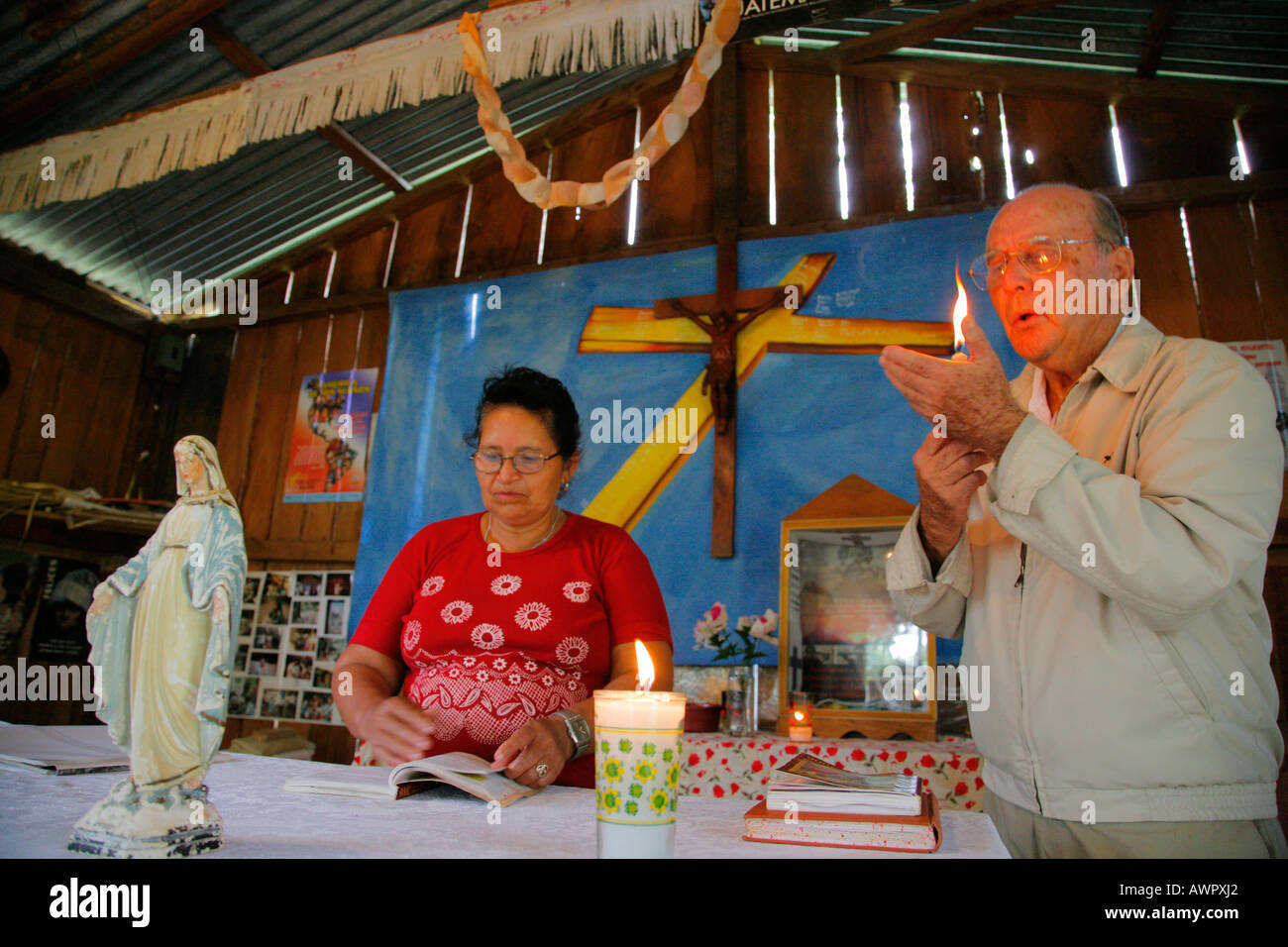 GUATEMALA Santa Rita village of returnees Stock Photo - Alamy
