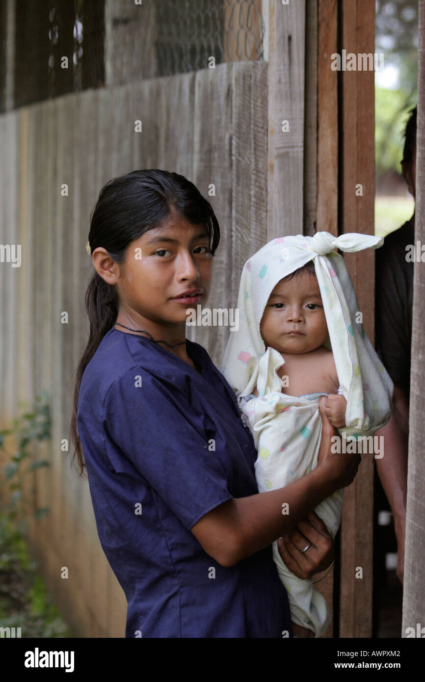 GUATEMALA Santa Rita village of returnees Stock Photo - Alamy