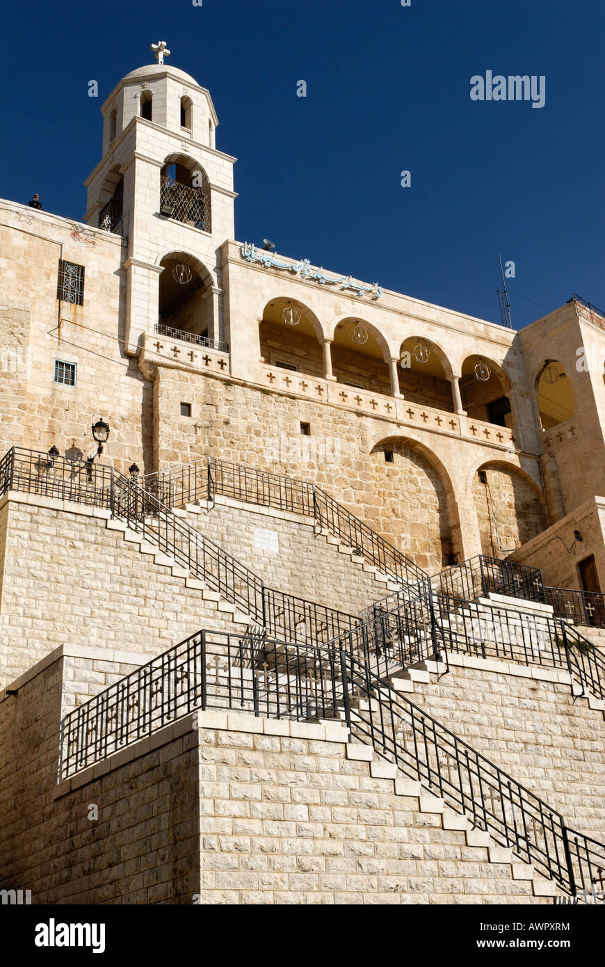 Greek orthodox convent of our Lady of Saidnaya, Sednaya, Syria Stock ...