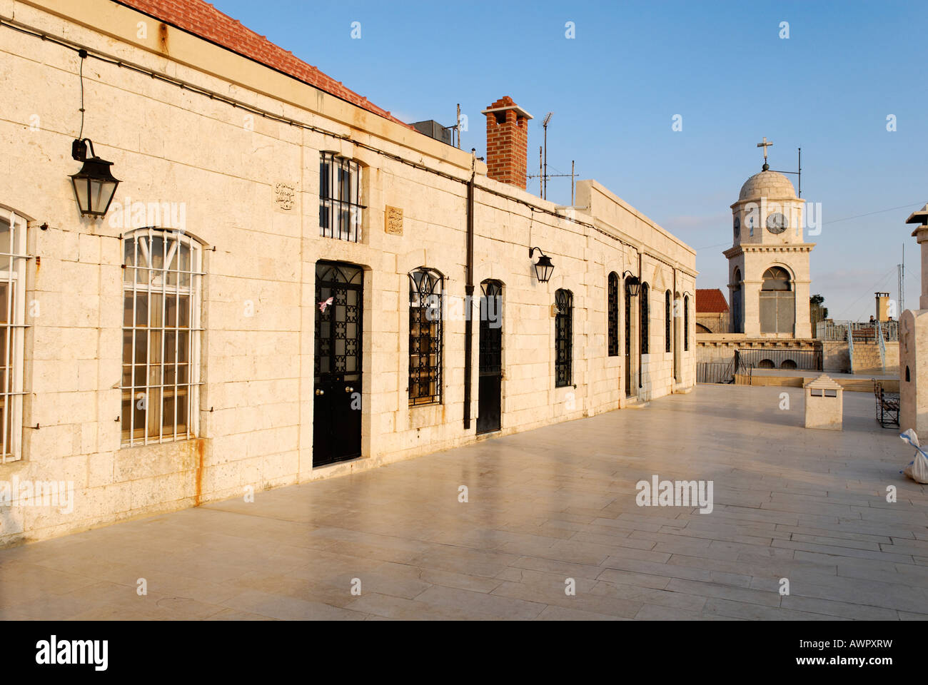 Greek orthodox convent of our Lady of Saidnaya, Sednaya, Syria Stock ...