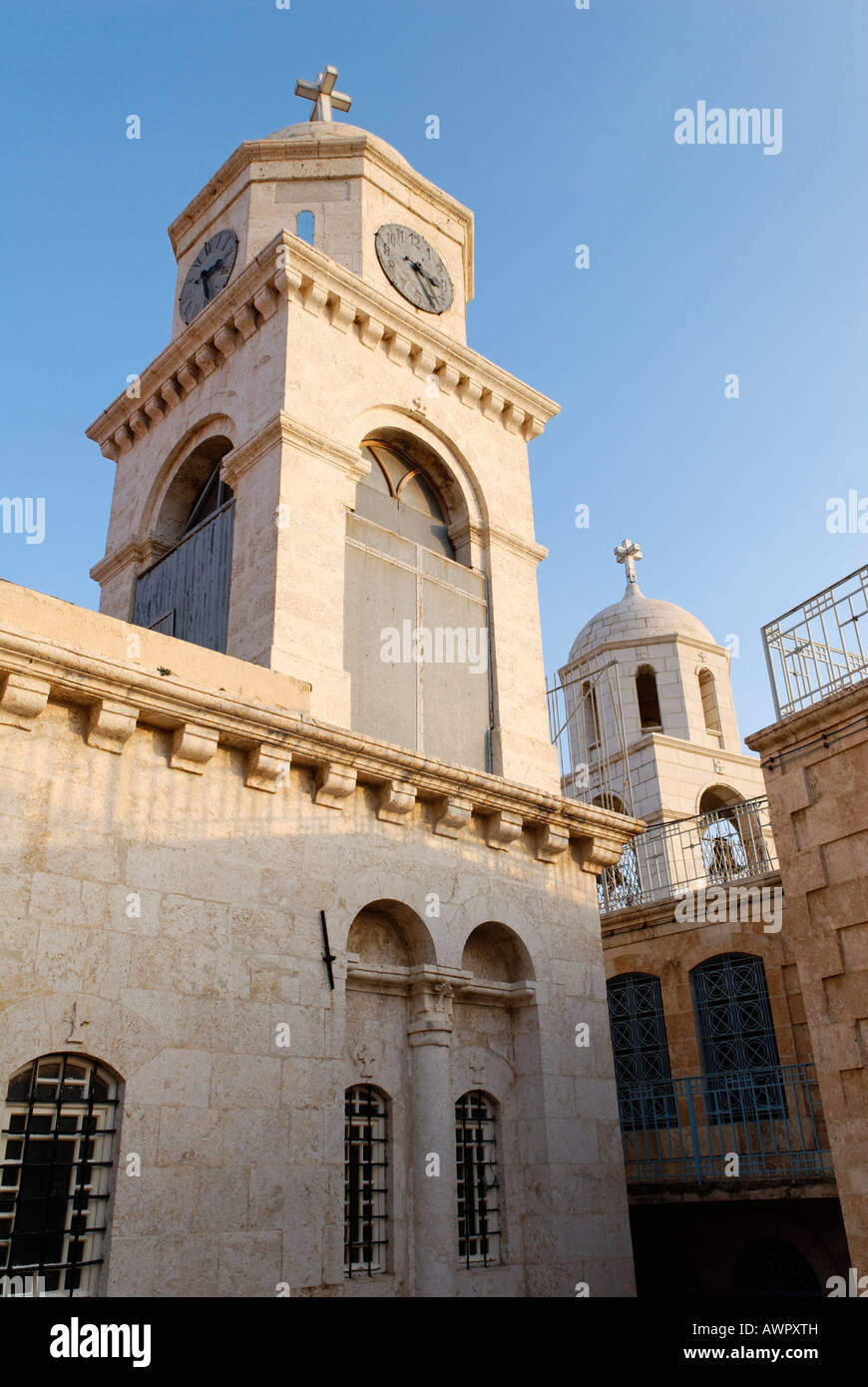 Greek orthodox convent of our Lady of Saidnaya, Sednaya, Syria Stock ...