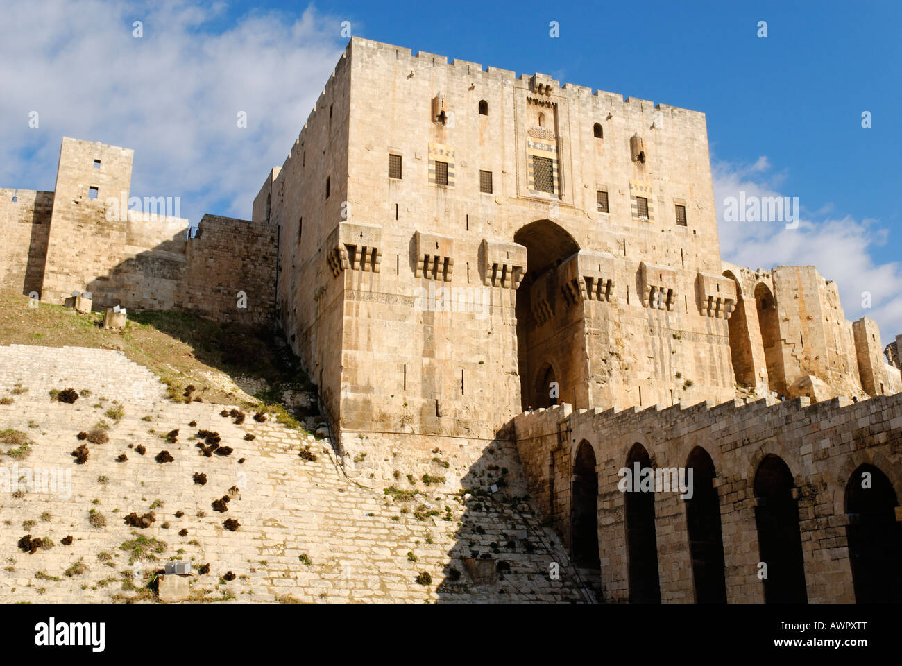 Citadelle of Aleppo, Syria Stock Photo - Alamy