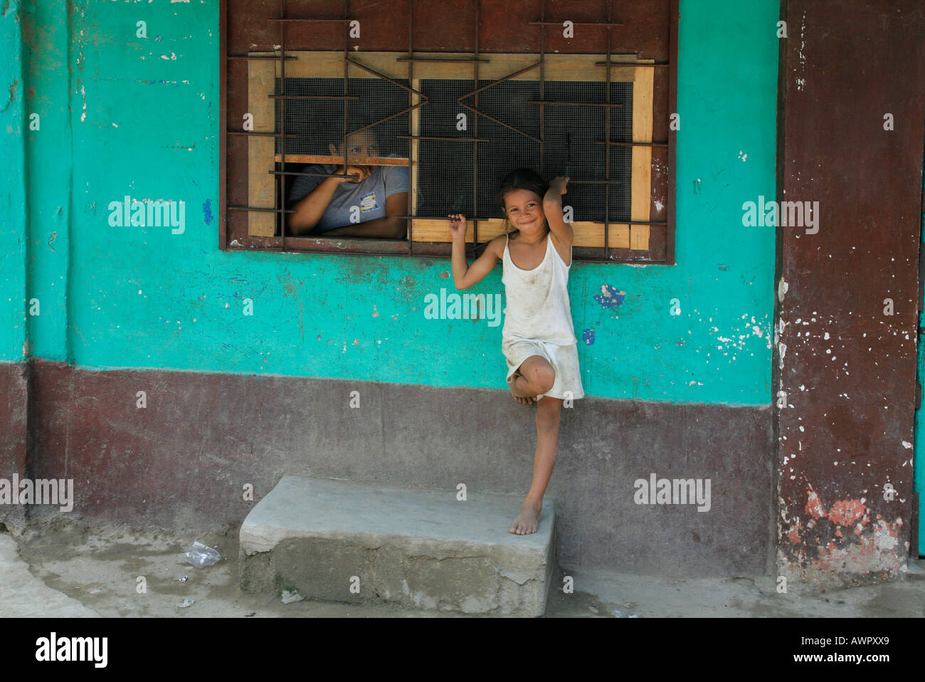 HONDURAS Children The slum barrio of Chamelecon San Pedro Sula ...