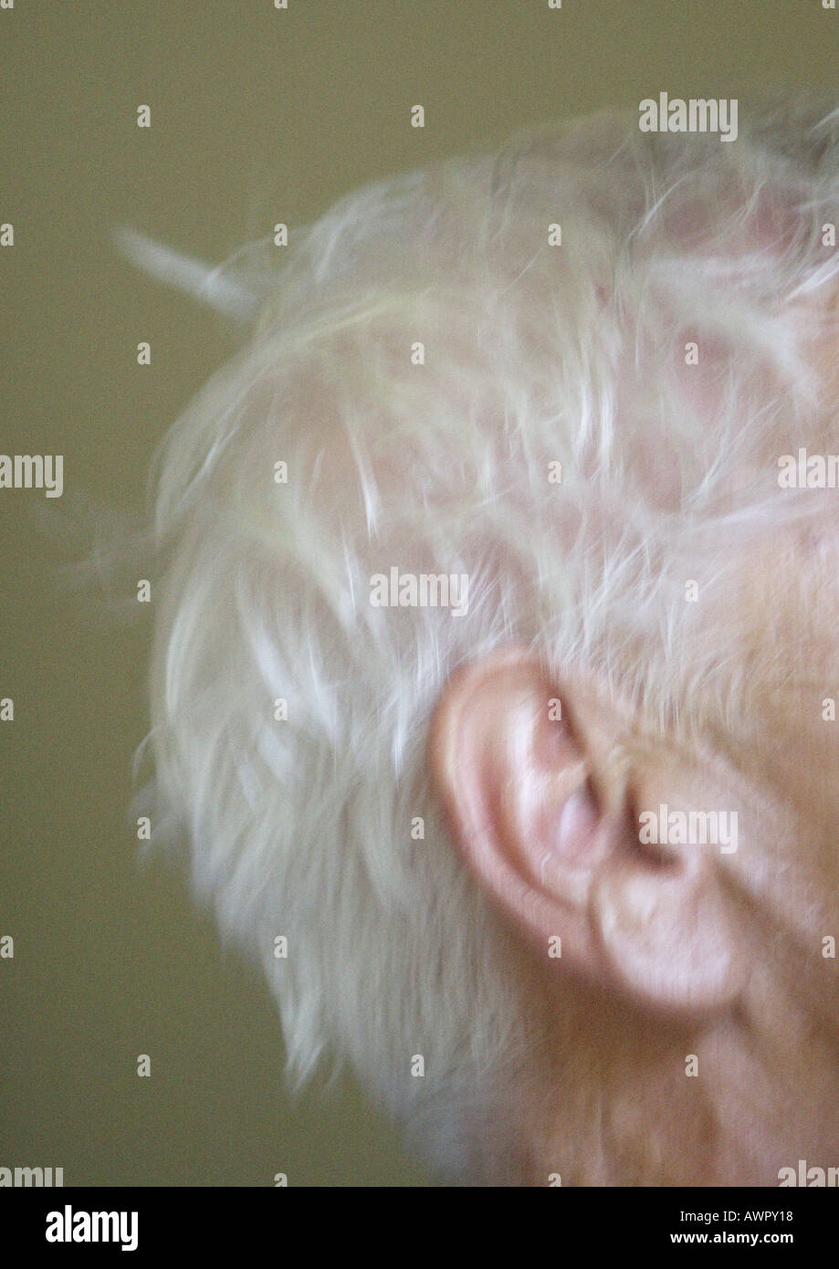 Elderly mans ear hi-res stock photography and images - Alamy