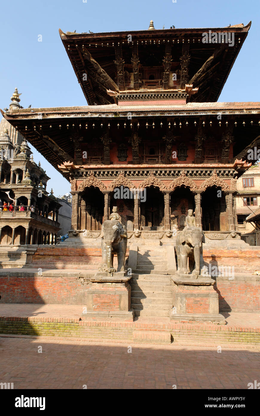 Vishwanath temple, Durbar Square of Patan, Lalitpur, Kathmandu, Nepal ...