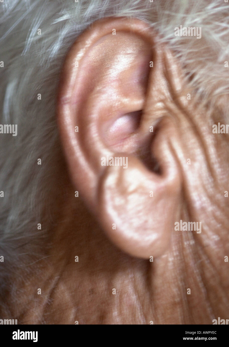 Hearing impaired elderly hi-res stock photography and images - Alamy
