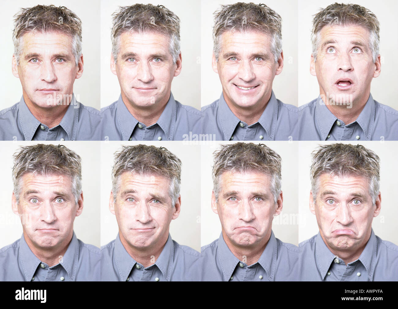 Multiple personality man hi-res stock photography and images - Alamy