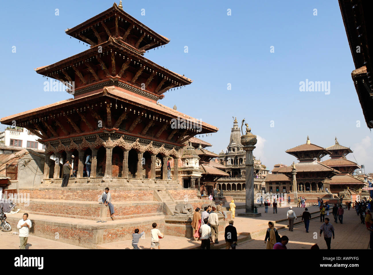 Hari Shankar Temple, Durbar Square of Patan, Lalitpur, Kathmandu, Nepal Stock Photo - Alamy