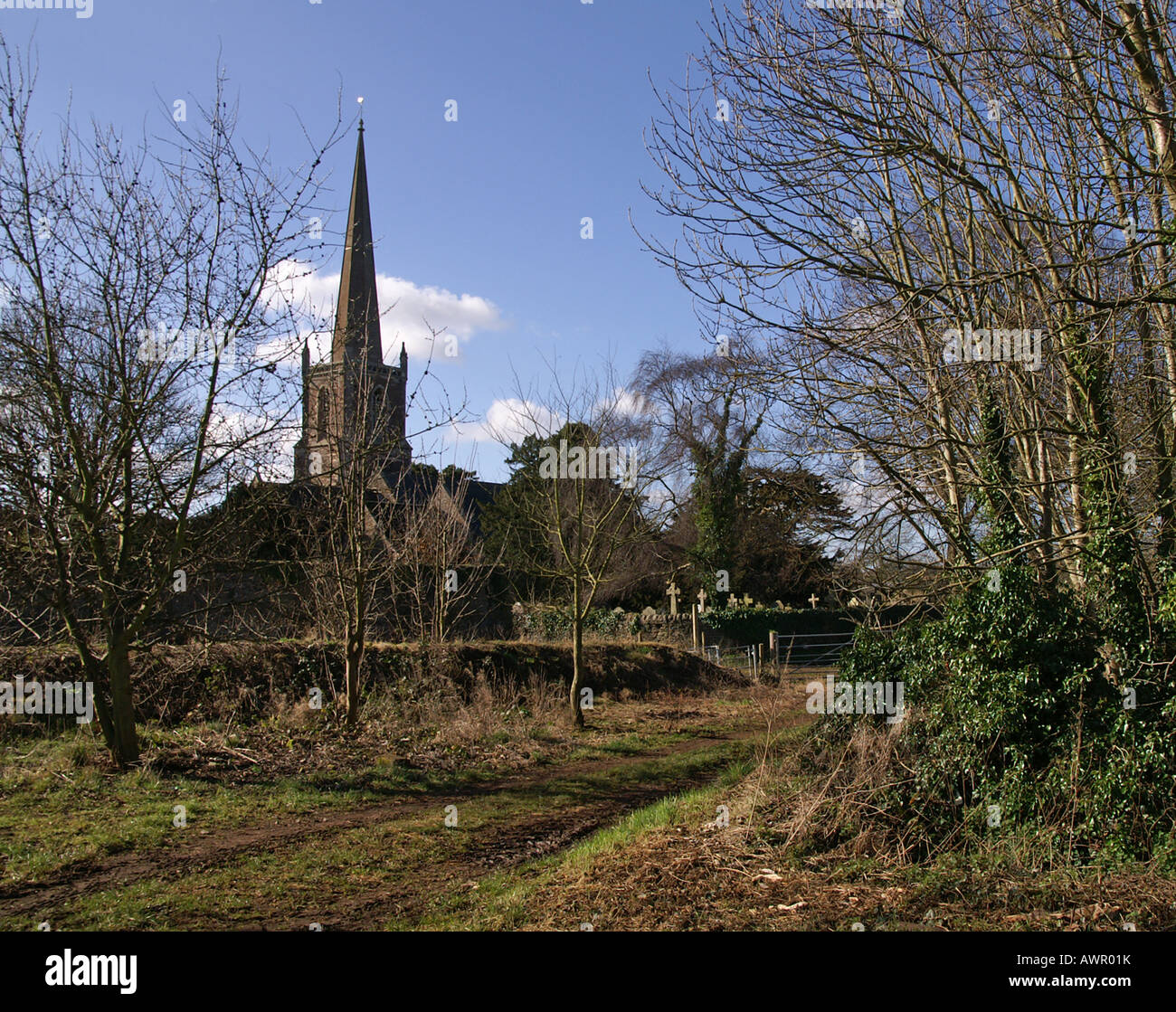 St Marys winterbourne Stock Photo - Alamy
