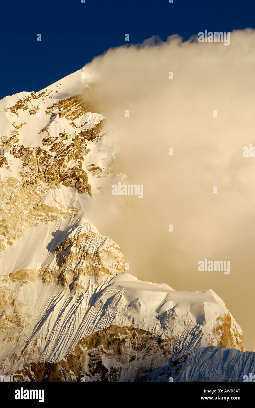 Nuptse (7861) west face, Khumbu Himal, Sagarmatha National Park, Nepal ...