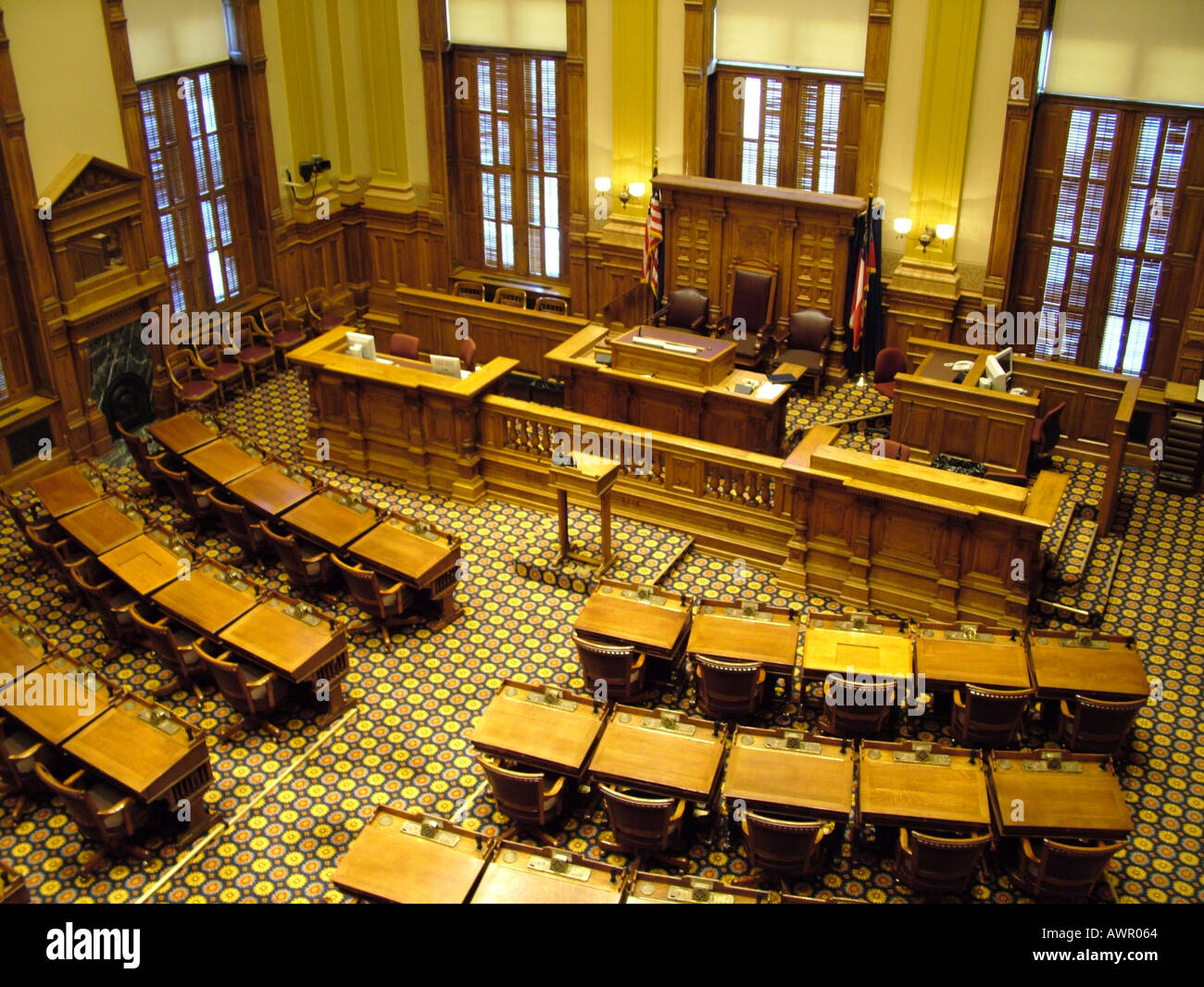 Georgia state capitol interior hi-res stock photography and images - Alamy