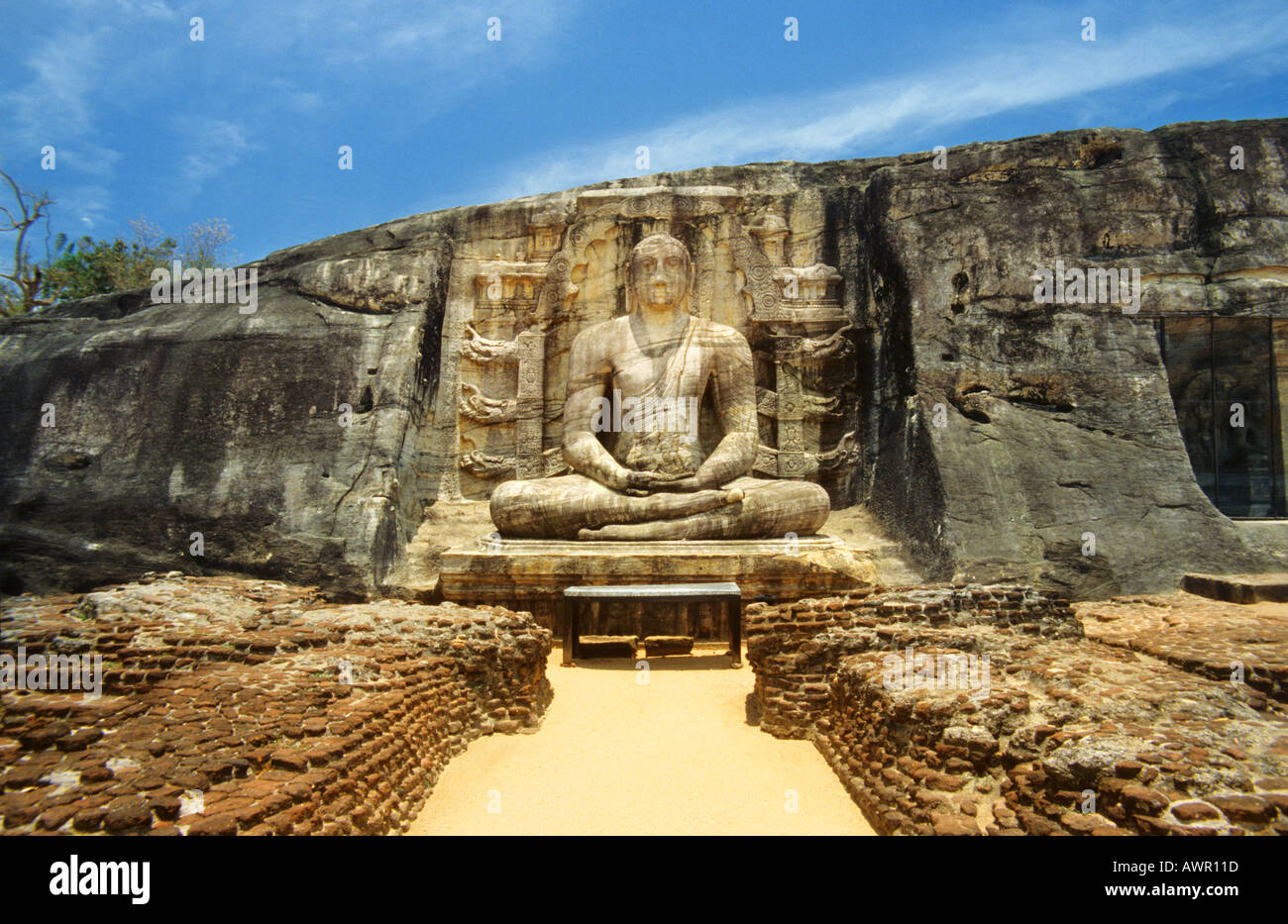 Statues of the Buddha Gal Vihara Polonnaruwa Dambulla Sri Lanka South ...