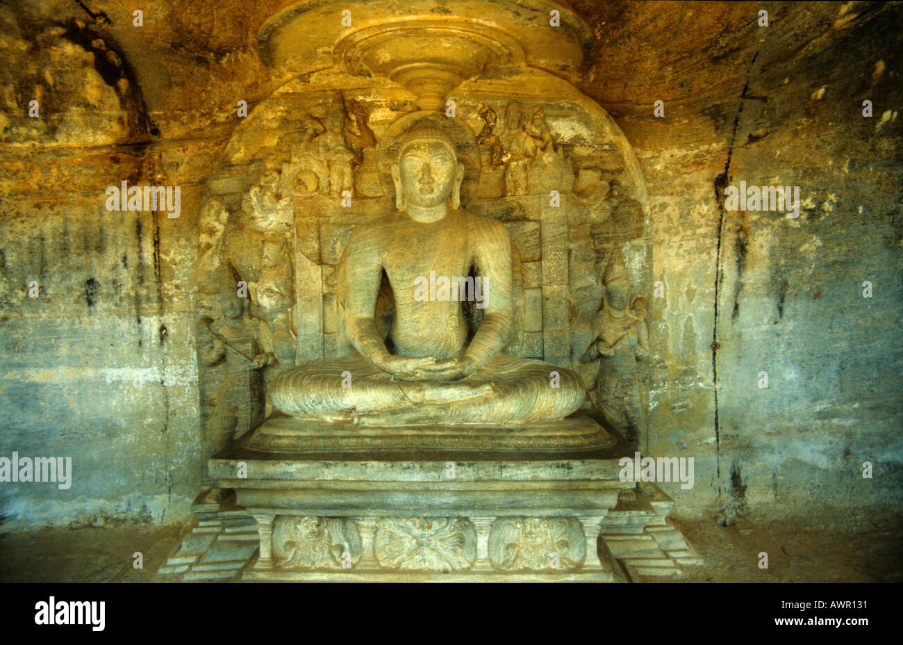 Statues of the Buddha Gal Vihara Polonnaruwa Dambulla Sri Lanka South ...