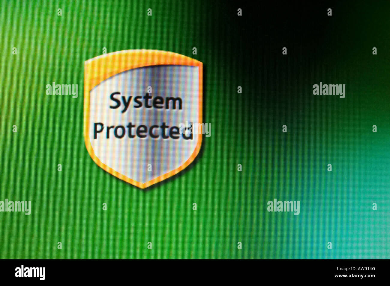 Screenshot, Computer Warning, System Protected Stock Photo - Alamy