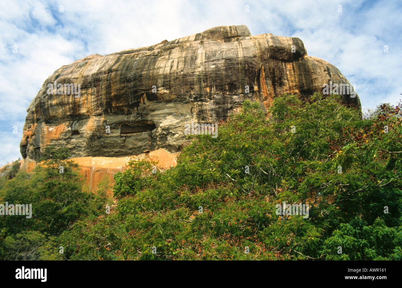 The Sigiriya rock Sri Lanka Asia Stock Photo - Alamy