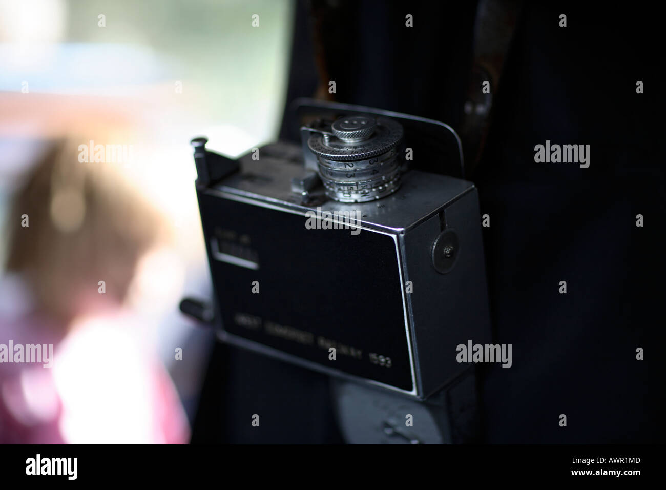Old Fashioned Train Conductors ticket stamper Stock Photo - Alamy