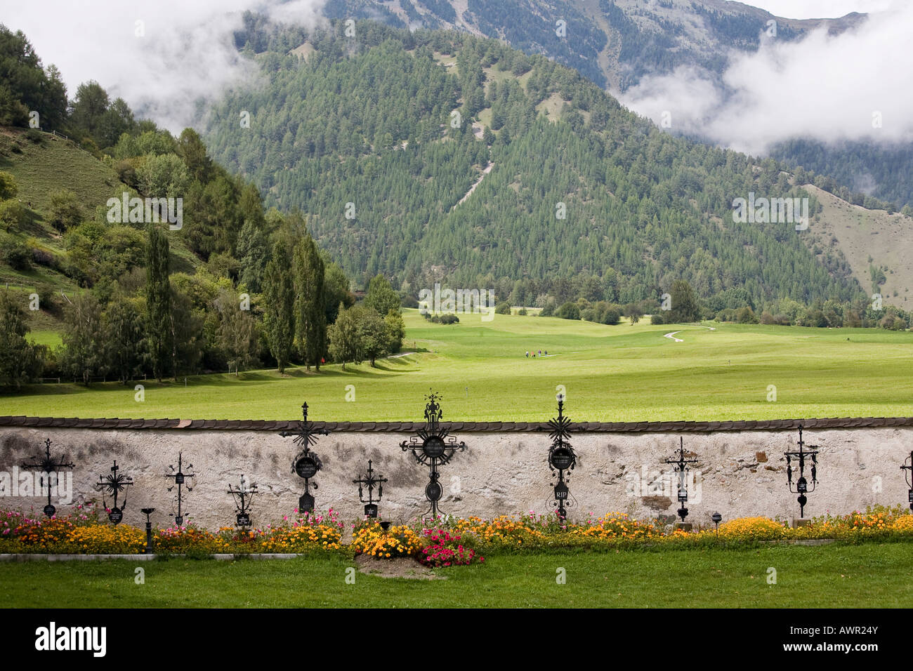 Cemetery at the Convent of Saint John (St. Johann), Benedictine ...