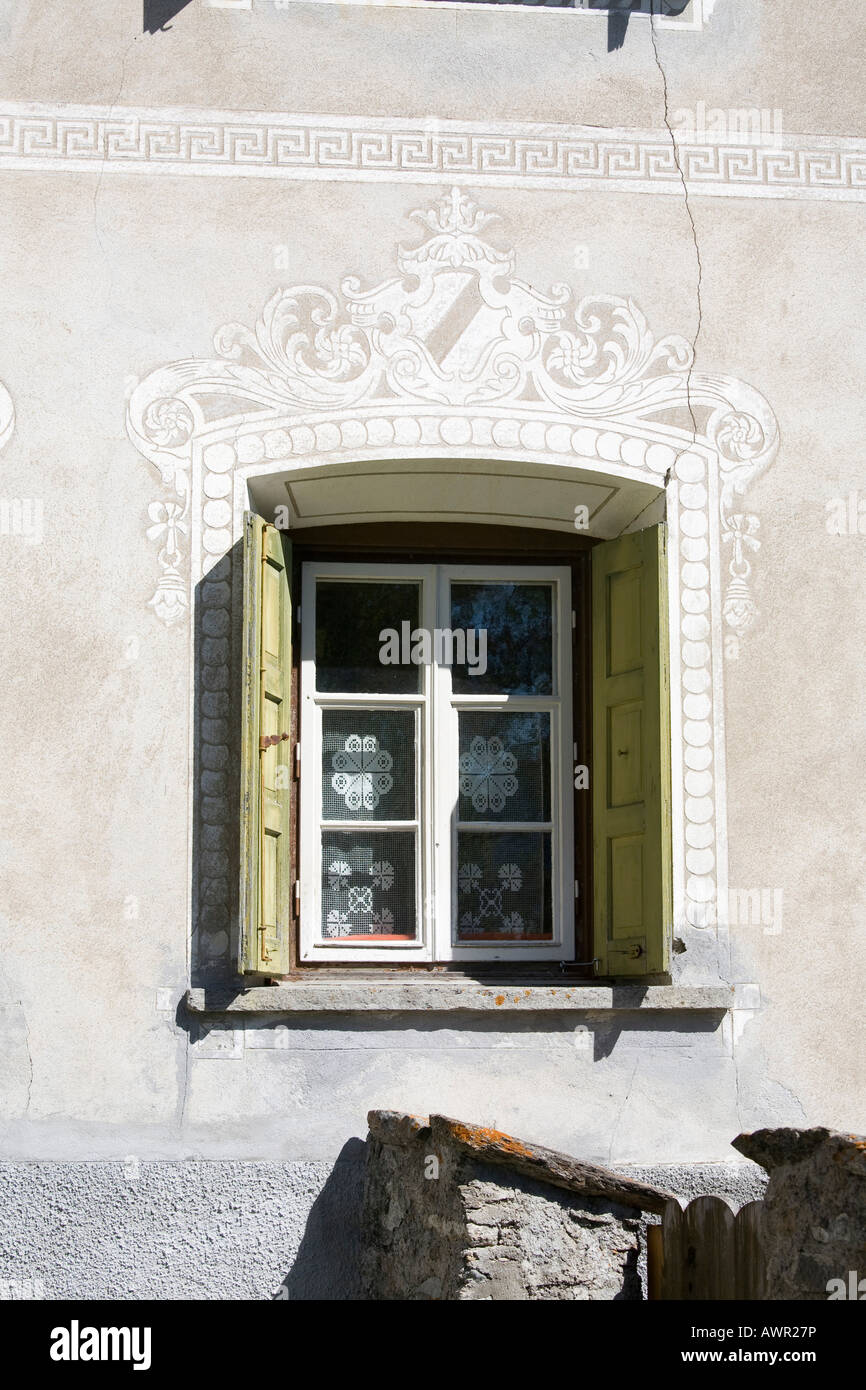 Historic building sgraffito wall decor hi-res stock photography and ...